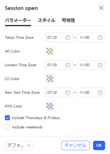 3大市場の時間帯を分かりやすく示す「Session open」 | We Love TradingView